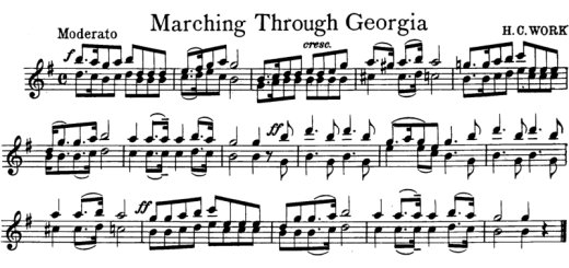 Song: Marching Through Georgia | Iron Brigader