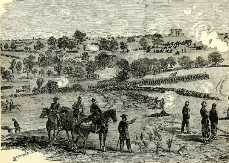 The 17th Maine Infantry in the Wheatfield at the Battle of Gettysburg ...